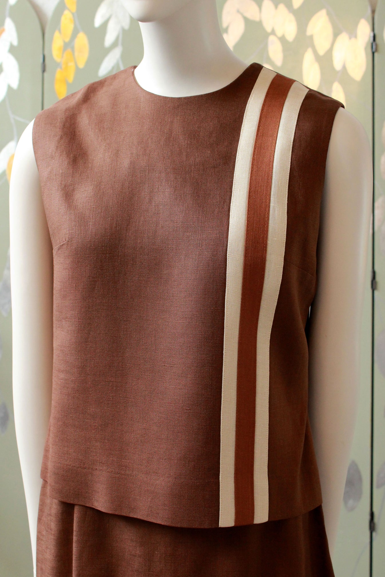 Vintage 1960s Brown Stripe Matching Set XS – Ian Drummond Vintage